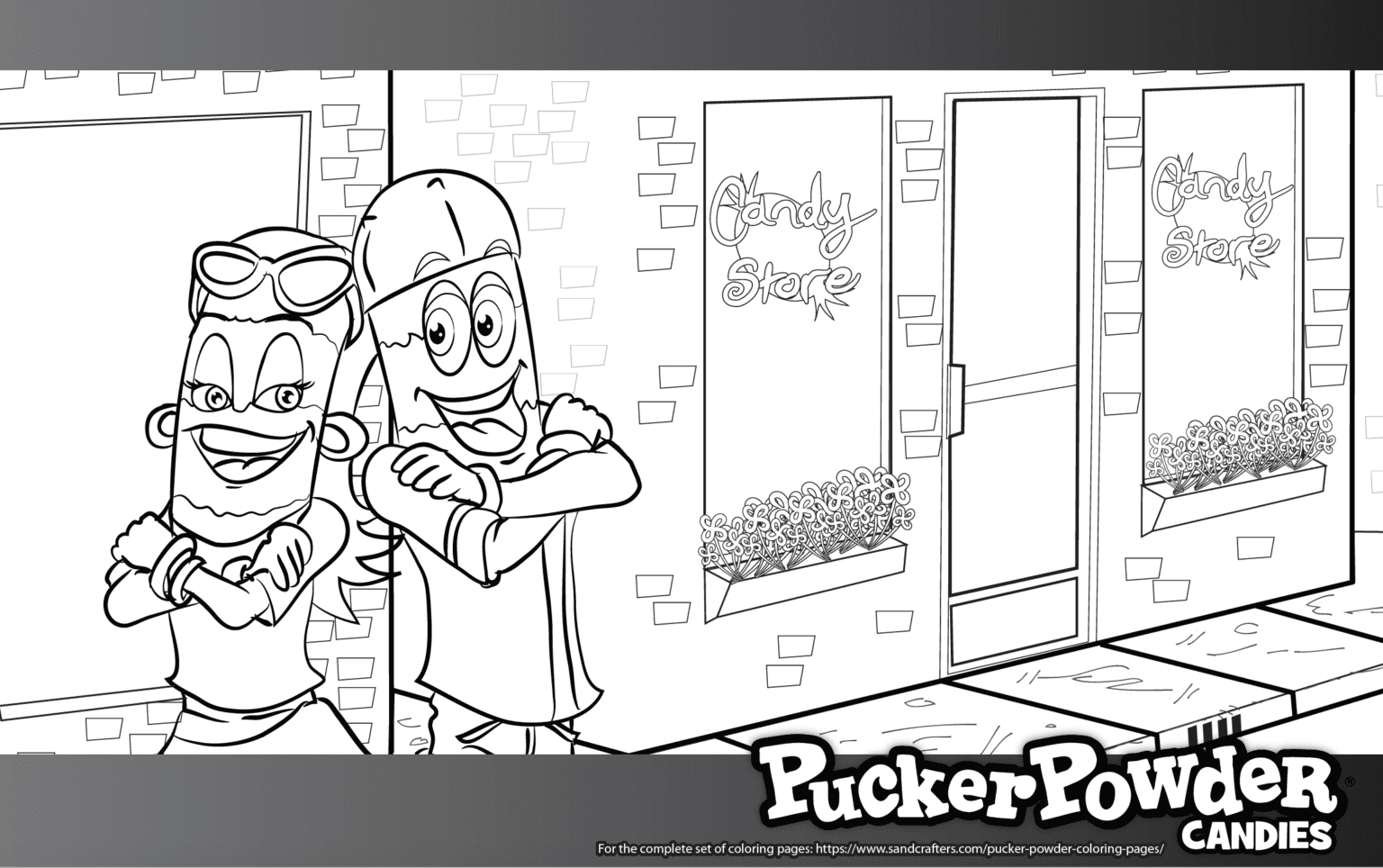 Pucker Powder Coloring Pages - SandCrafters™